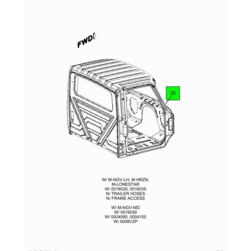 3579436C95 Navistar International | Right-Hand Extended Welded Side ...