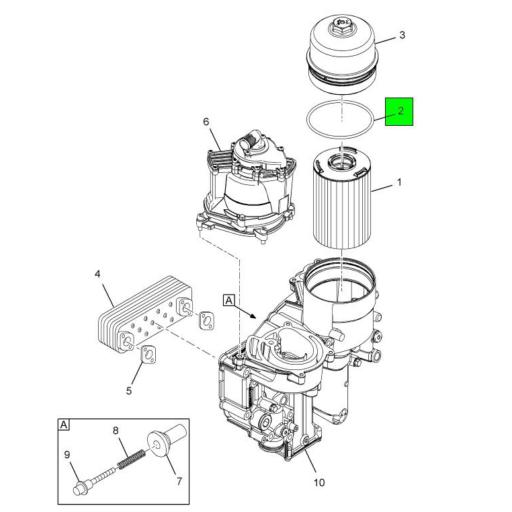 3007499C2 Navistar International | Oil Filter Cover Seal | Source One ...