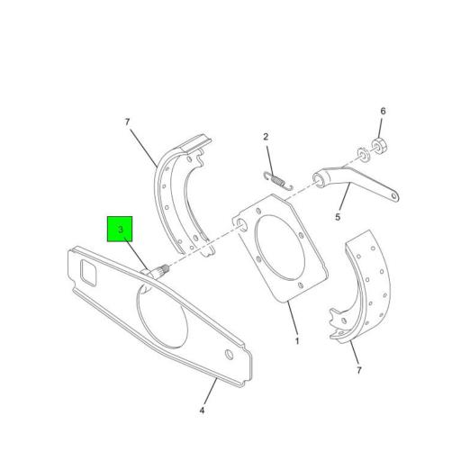 893936R3 Navistar International | Brake Camshaft | Source One Parts Center