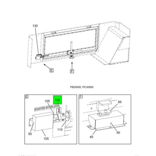 4300058C1 Navistar International | SWITCH V LOCK STARTER INTERLOCK LEFT ...