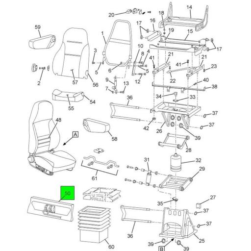 2505829C1 Navistar International | Two-Button Seat Manifold | Source ...
