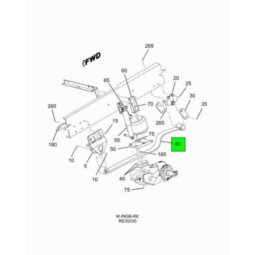 3826687C91 Navistar International | Front Chassis Spring | Source One ...