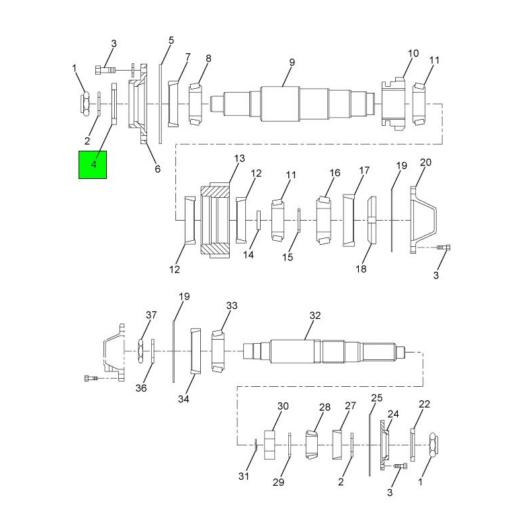 1663101C1 Navistar International | Oil Seal Main and Output Transfer ...