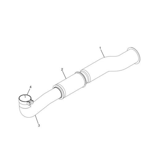 3817690C3 Navistar International | Exhaust Pipe Intermediate Assembly ...