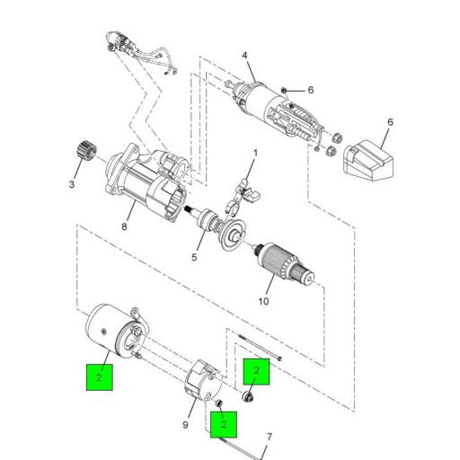 2605382C91 Navistar International | Generator Starter Brush | Source ...