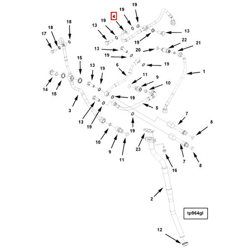 2870044 Cummins | Flexible Hose | Source One Parts Center