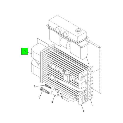 2586705C91 Navistar International | With 4-Blower Motor Assembly 12 ...