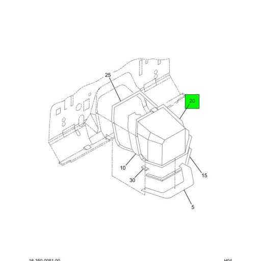 1660049C2 Navistar International | Engine Front Cover Black | Source ...