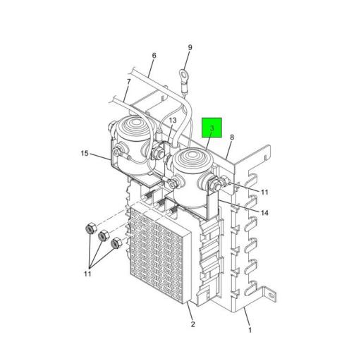 2222800C1 IC Bus | Master Disconnect Solenoid | Source One Parts Center
