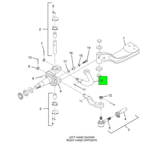2521868C91 Navistar International | Left-Hand Steering Arm | Source One ...