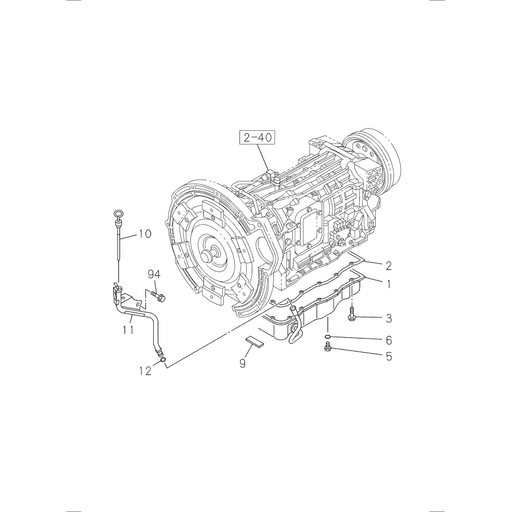 8-98084-012-0 Isuzu | Oil Pan A/t Gasket | Source One Parts Center