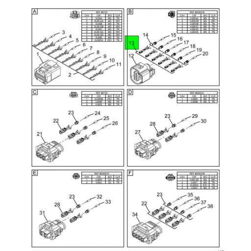 3693147C1 Navistar International | Cable Terminal MCP 15K Series 18-20 ...