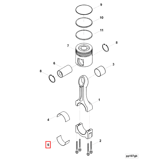 3686436 Cummins | Connecting Rod STUD Bearing | Source One Parts Center