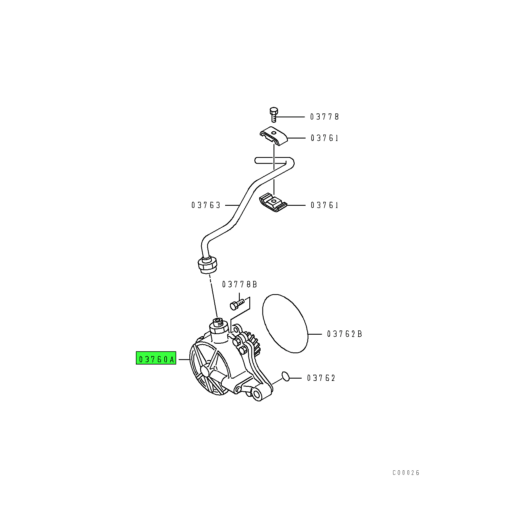 ME017287 Mitsubishi FUSO | Vacuum Pump Assembly | Source One Parts Center