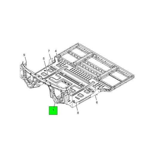 4147104C3 Navistar International | Underbody Frame Assembly - Short ...