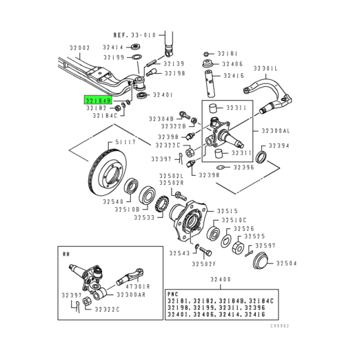 MB035278 Mitsubishi FUSO | Rear Suspension Spring Washer | Source One ...