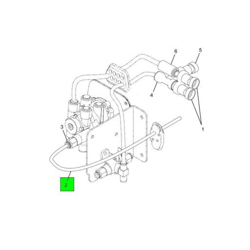 2506203C1 Navistar International | Hose Connector Fitting Quick-Connect ...