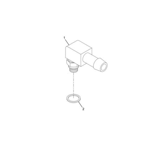 7095417C91 Navistar International | 90-Degree Fitting Assembly M14 x 3 ...