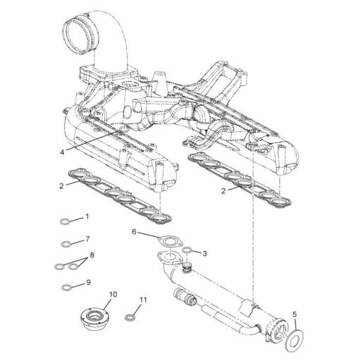 1847165C91 Navistar International | Intake Manifold Gasket Set | Source ...