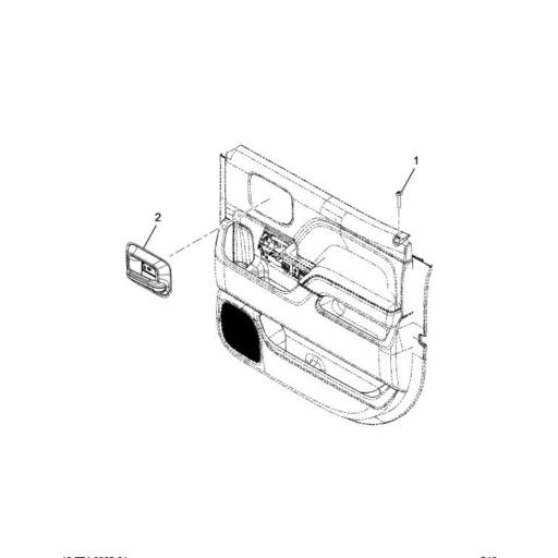 7501471C2 Navistar International | Rear Side Door Panel Assembly ...