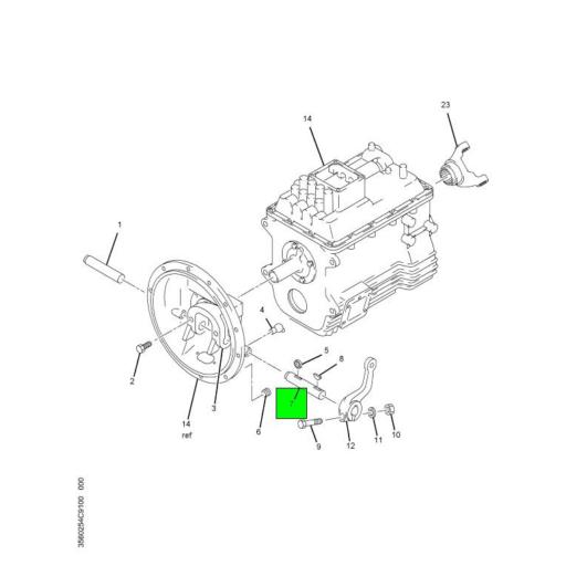 483767C1 Navistar International | Clutch Release Rod | Source One Parts ...
