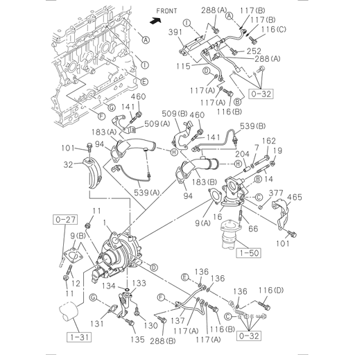 8-98139-515-2 Isuzu | Water Egr Pipe | Source One Parts Center