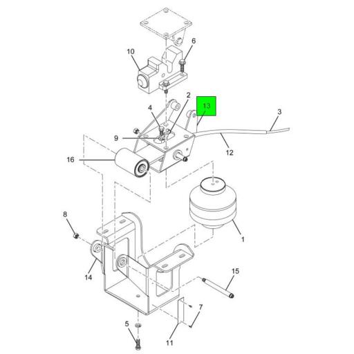 2503591C1 Navistar International | Rear Cab Mounting Bracket | Source ...