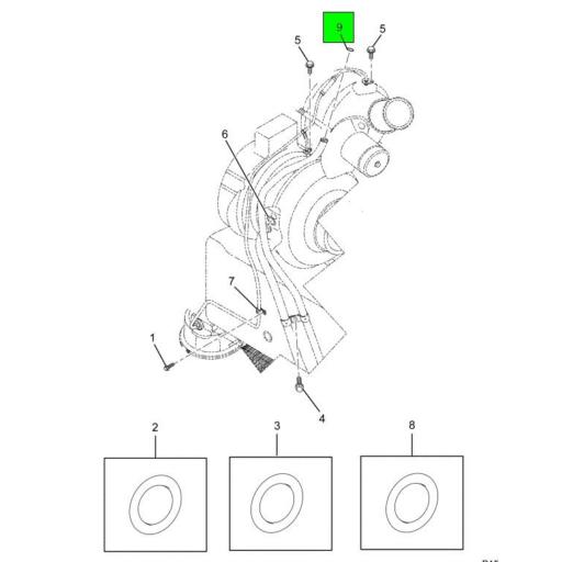 1887474C1 Navistar International | O-Ring 2-114 0103 in x 262 in ID ...