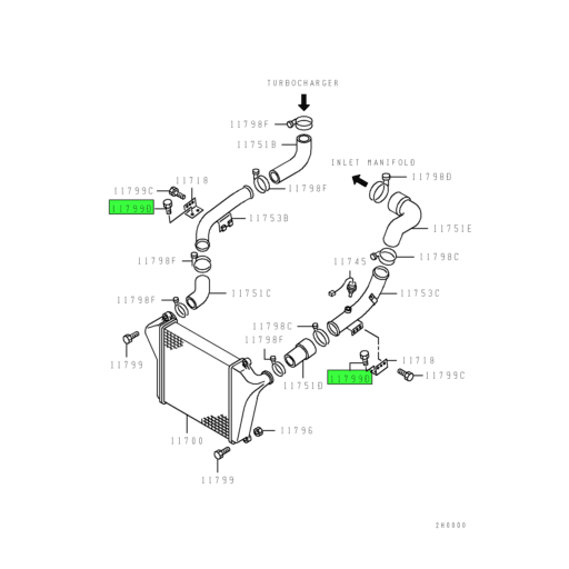 MF100055 Mitsubishi FUSO | Exhaust Muffler Bolt | Source One Parts Center
