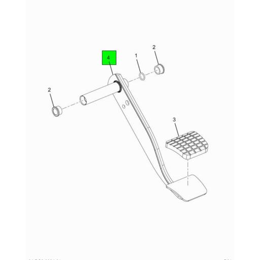 4181856C1 Navistar International | Brake Pedal | Source One Parts Center