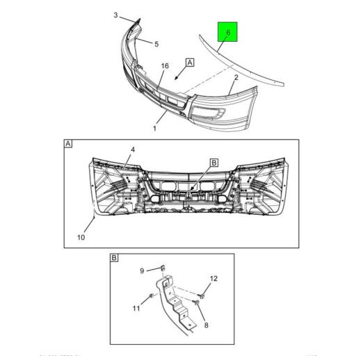 4057033C1 Navistar International | Lower Valance Bumper | Source One ...