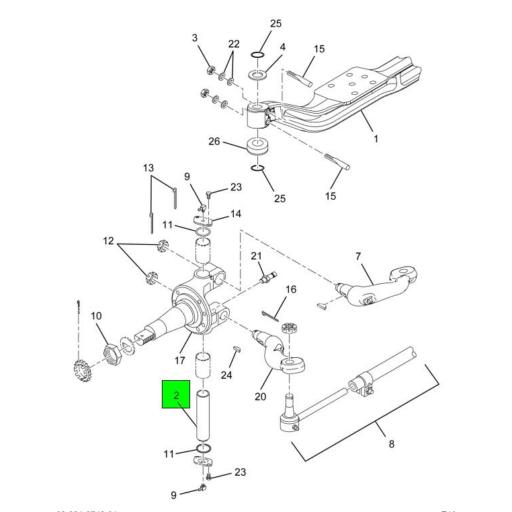 ETN0329182 Navistar International | King Pin Overhaul Kit Standard D8 ...
