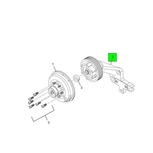 2586557C91 Navistar International | Fan Drive Pulley Hub | Source One ...