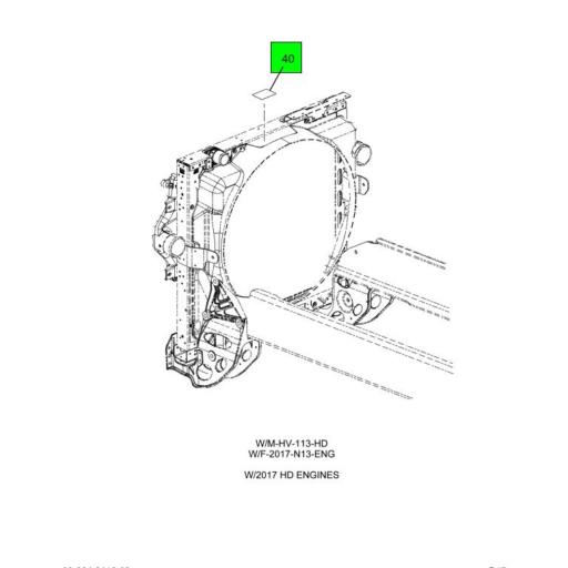 4080212C1 Navistar International | Label 2017 N13 Belt Routing English ...