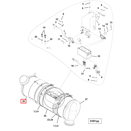 5311941RXCUM Kenworth | Inlet Catalyst Module | Source One Parts Center