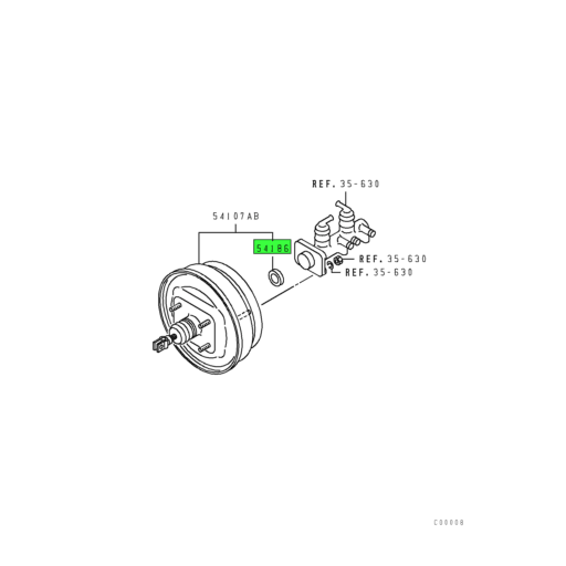 MR493229 Mitsubishi FUSO | Brake Booster Seal | Source One Parts Center