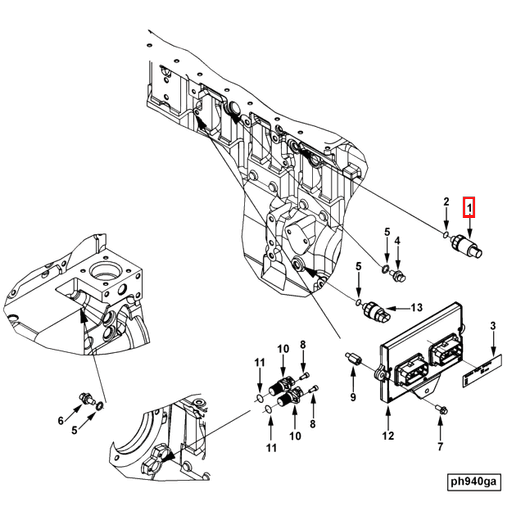 3348748 Cummins | Pressure Sensor | Source One Parts Center