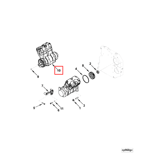 5257939 Cummins | 2 Cylinder Air Compressor | Source One Parts Center
