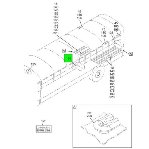 425487001 IC Bus | Shoulder Harness Decal | Source One Parts Center