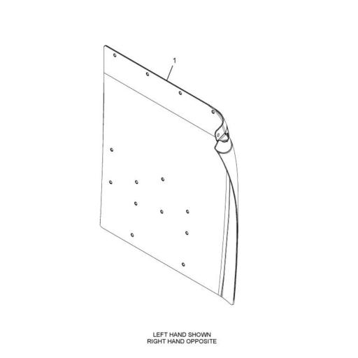3718034C91 Navistar International | Right Front Upper Fender Splash ...