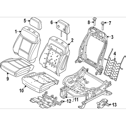 PC3Z15632A23A Ford | Seat Cushion Foam Power Adjust Pad | Source One ...