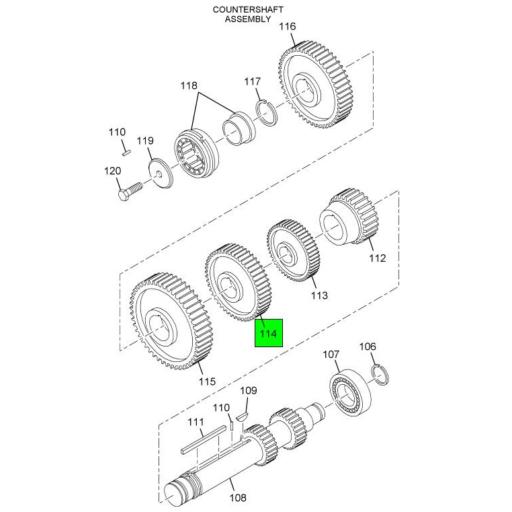 591879C1 Navistar International | Overdrive Gear Counter Shaft | Source ...