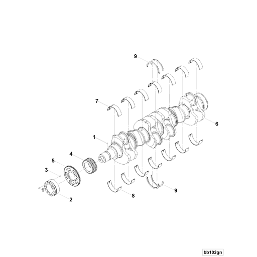 3800298 Cummins | Main Bearing Set | Source One Parts Center