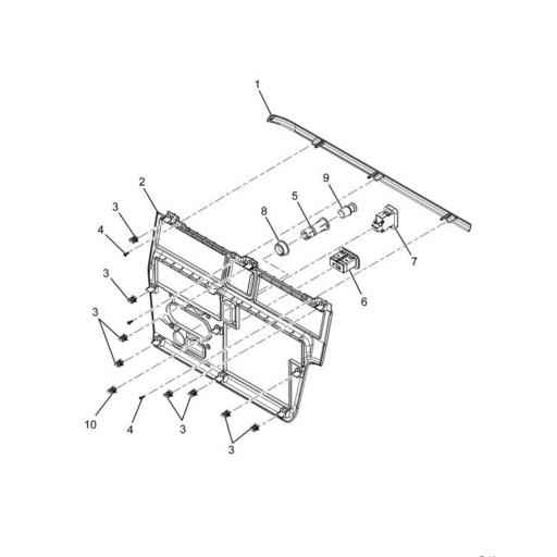 3781310C91 Navistar International | PANEL WING CENTER STACK IP BEZEL ...