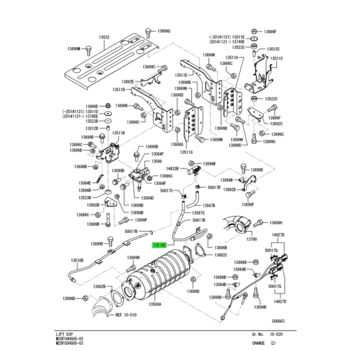 ML243086 Mitsubishi FUSO | Exhaust Muffler Control Pipe | Source One ...