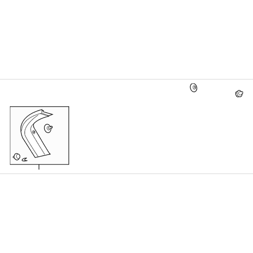 LJ7Z7842410AB Ford | Liftgate Trim Molding - Right | Source One Parts ...