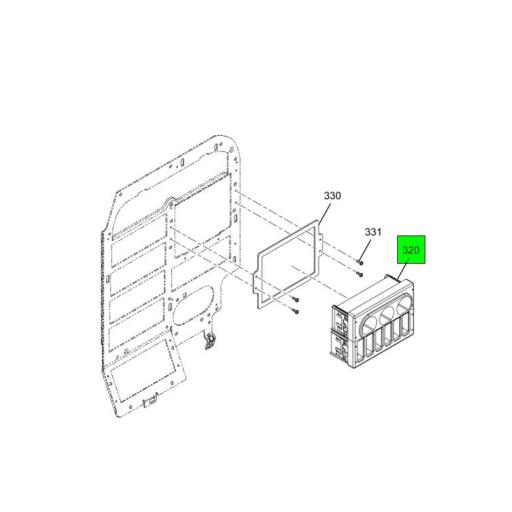 3819136C1 Navistar International | Switch Housing 6-Gauge and 3-Gauge ...