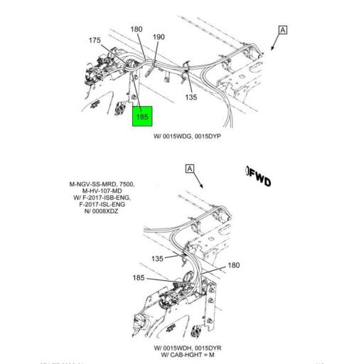 4077907C1 Navistar International | DEF Fluid Return Hose | Source One ...