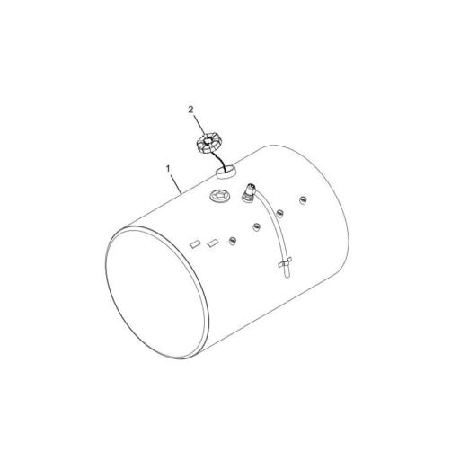 2587417C94 Navistar International | TANK FUEL ALUMINUM POLISHED LEFT ...