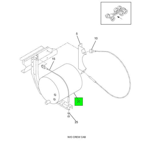 1667555C1 Navistar International | Air Pressure Tank | Source One Parts ...